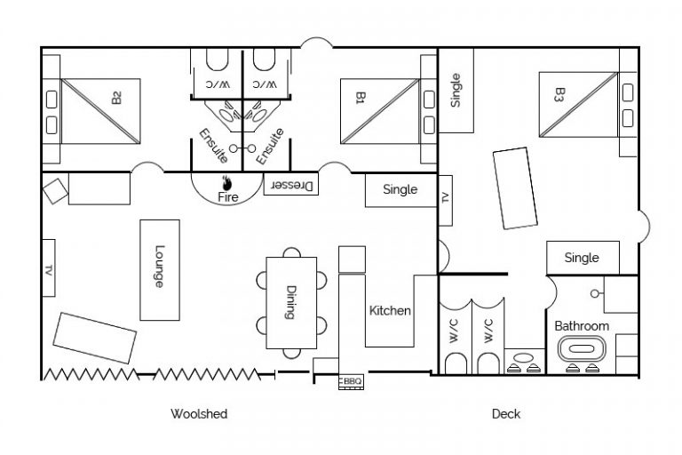 WOOLSHED - Pike River Accommodation